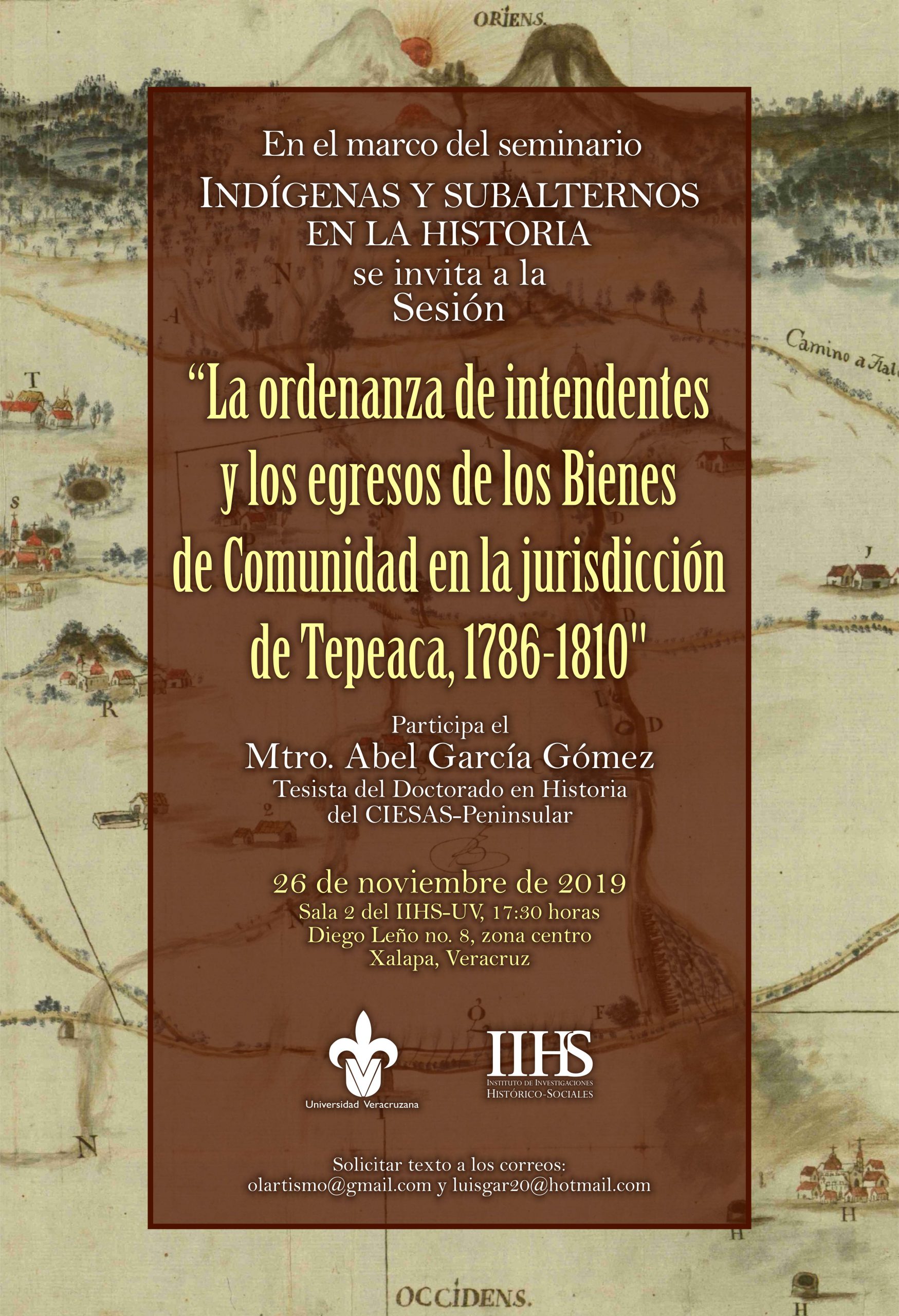 Cartel La ordenanza – Doctorado en Historia y Estudios Regionales (DHER)