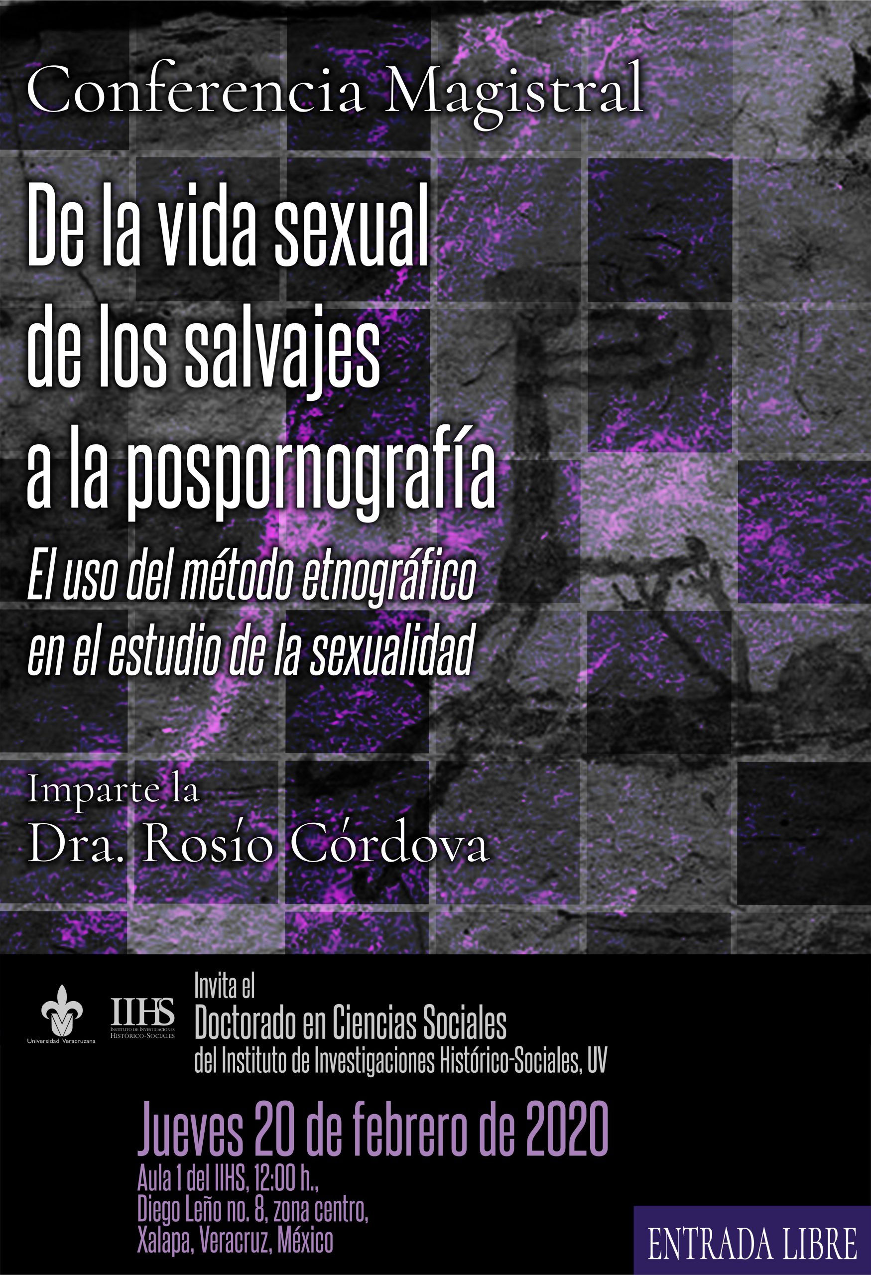 Conferencia de la Vida Sexual – Doctorado en Historia y Estudios Regionales (DHER)
