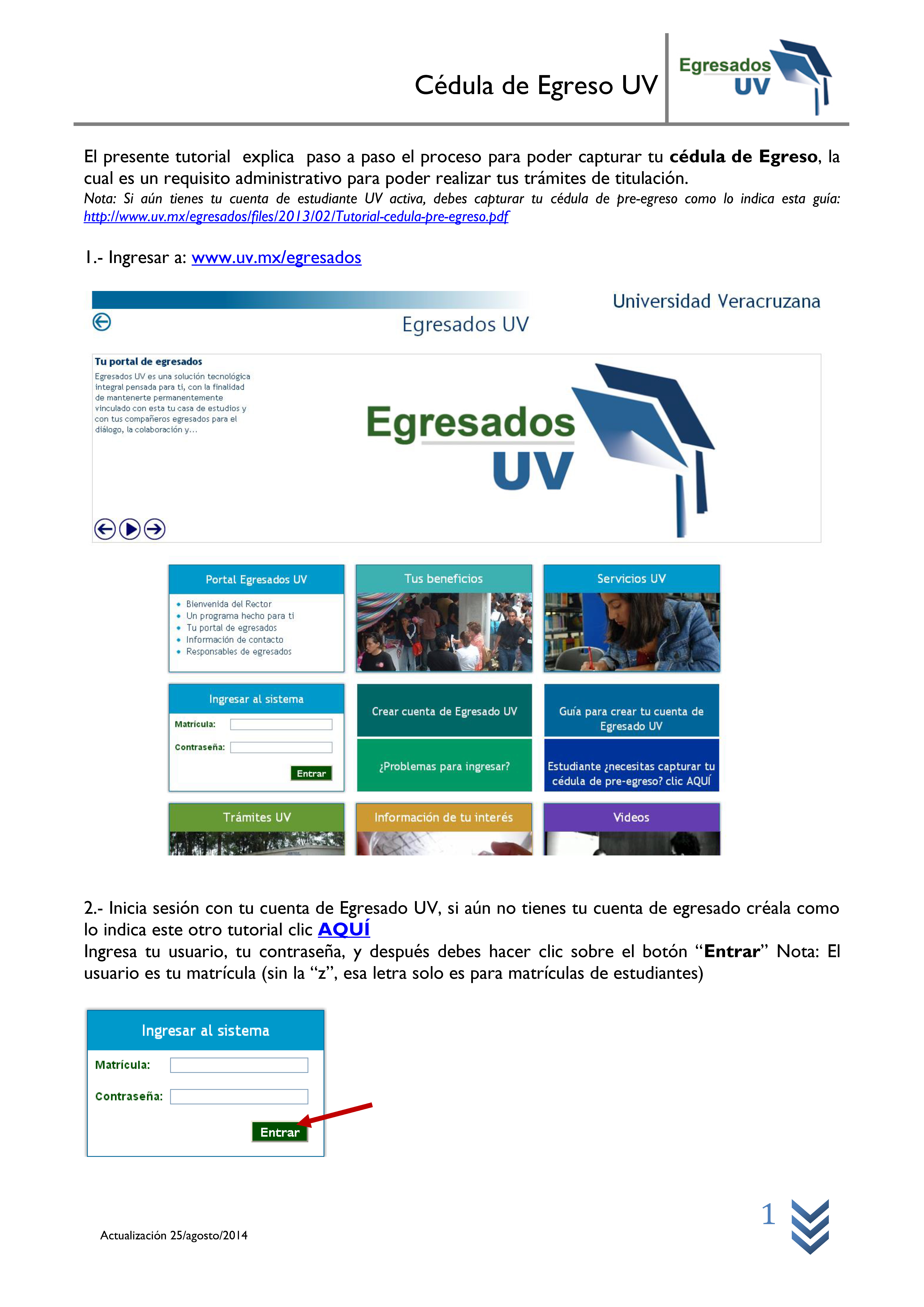 Cédula de Egreso UV – Programa de Seguimiento de Egresados de la Facultad de Teatro