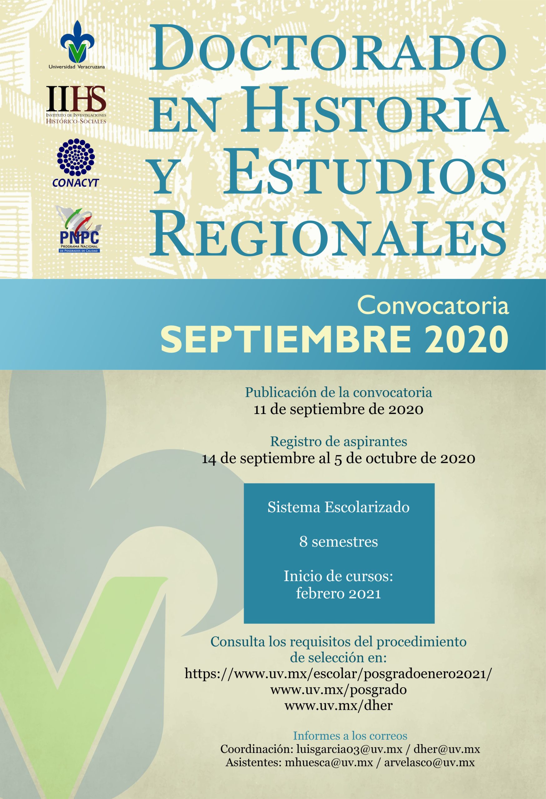 Convocatoria Doctorado en Historia y Estudios Regionales, Septiembre 2020 – Instituto de ...