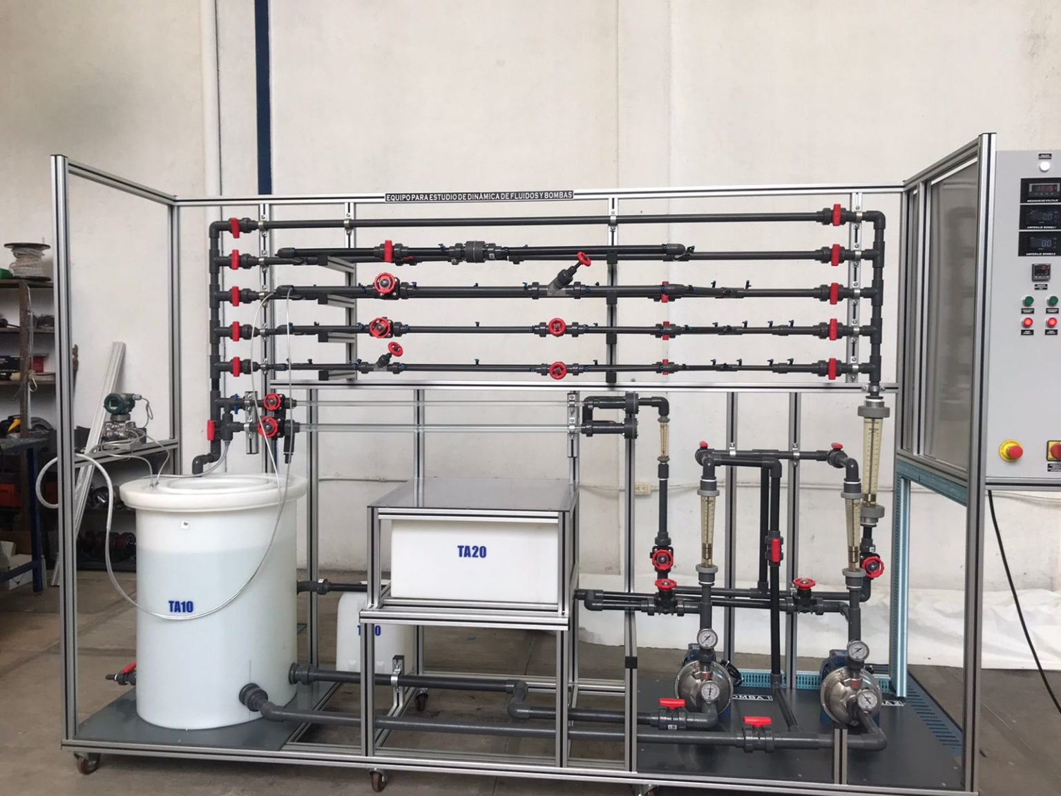 Sistema de Transporte de Fluidos – Laboratorio de Termofluidos