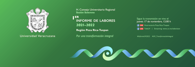 1er. Informe de Labores – Facultad de Ingeniería Civil Región Poza Rica-Tuxpan