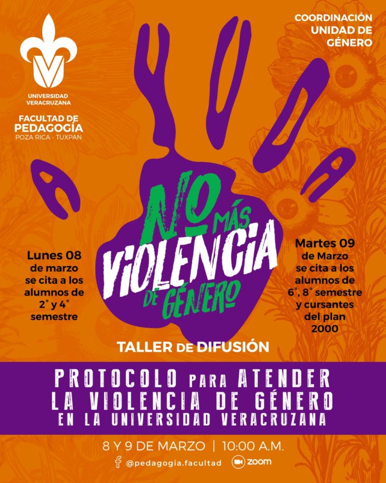 Protocolo para Atender la Violencia de Género – Facultad de Pedagogía – Poza Rica